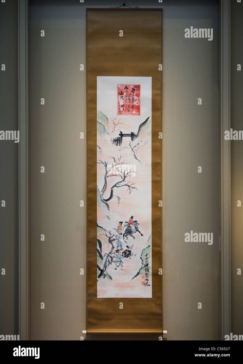 Hanging Scroll Painting High Resolution Stock Photography and Images ...