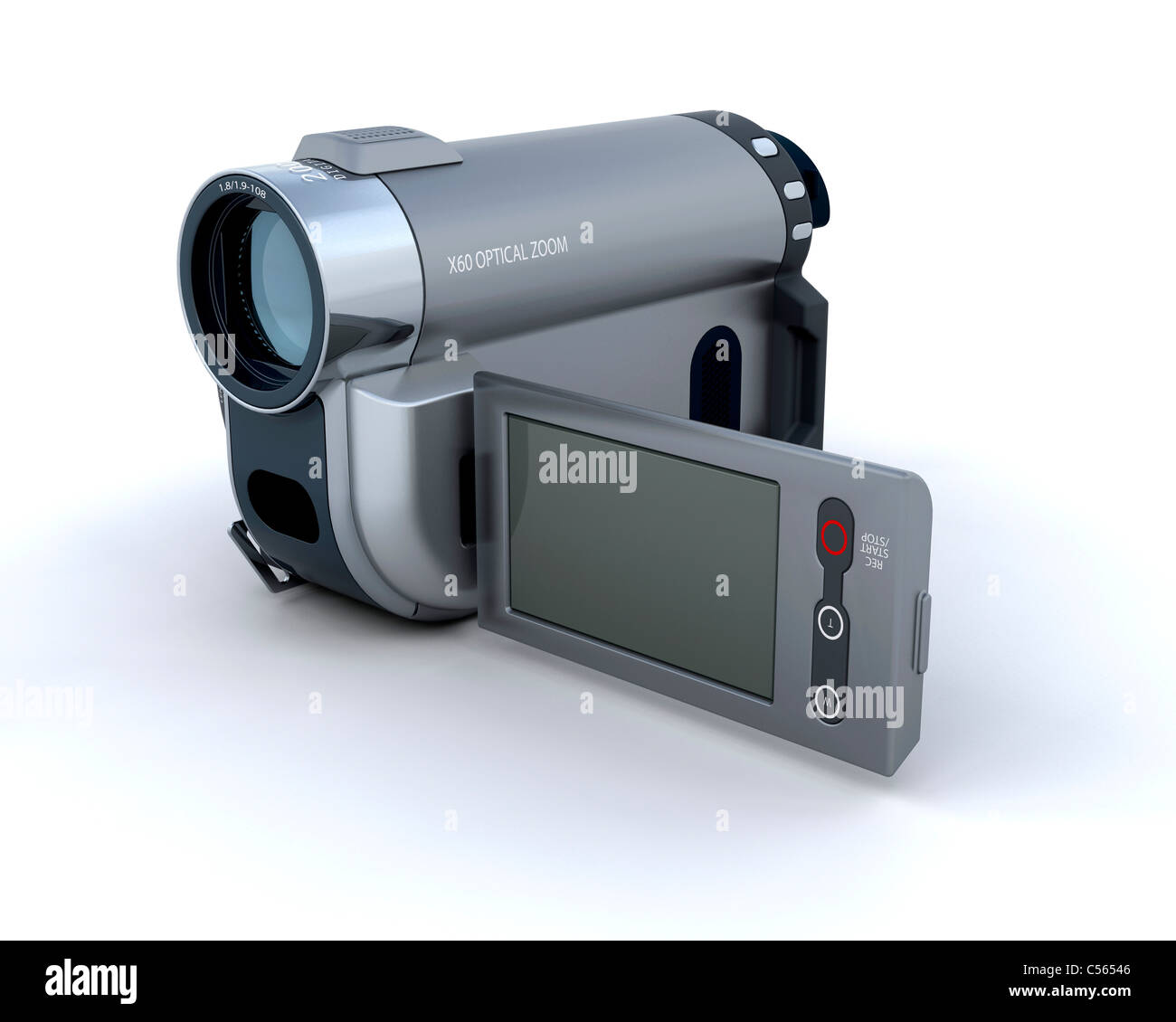 3D render of a digital video camera Stock Photo - Alamy