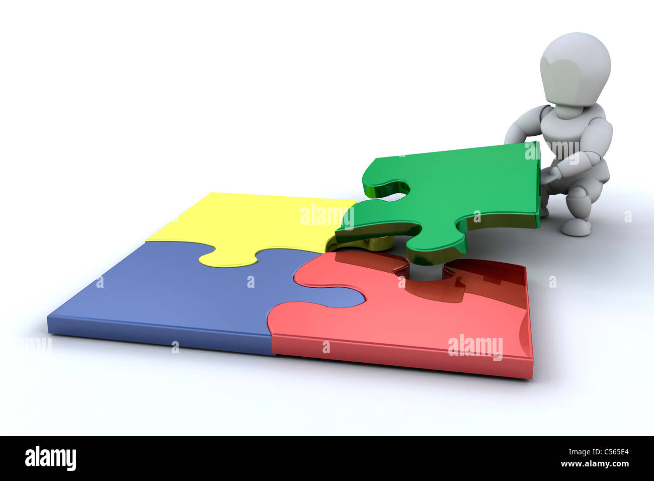 Connecting the pieces hi-res stock photography and images - Alamy