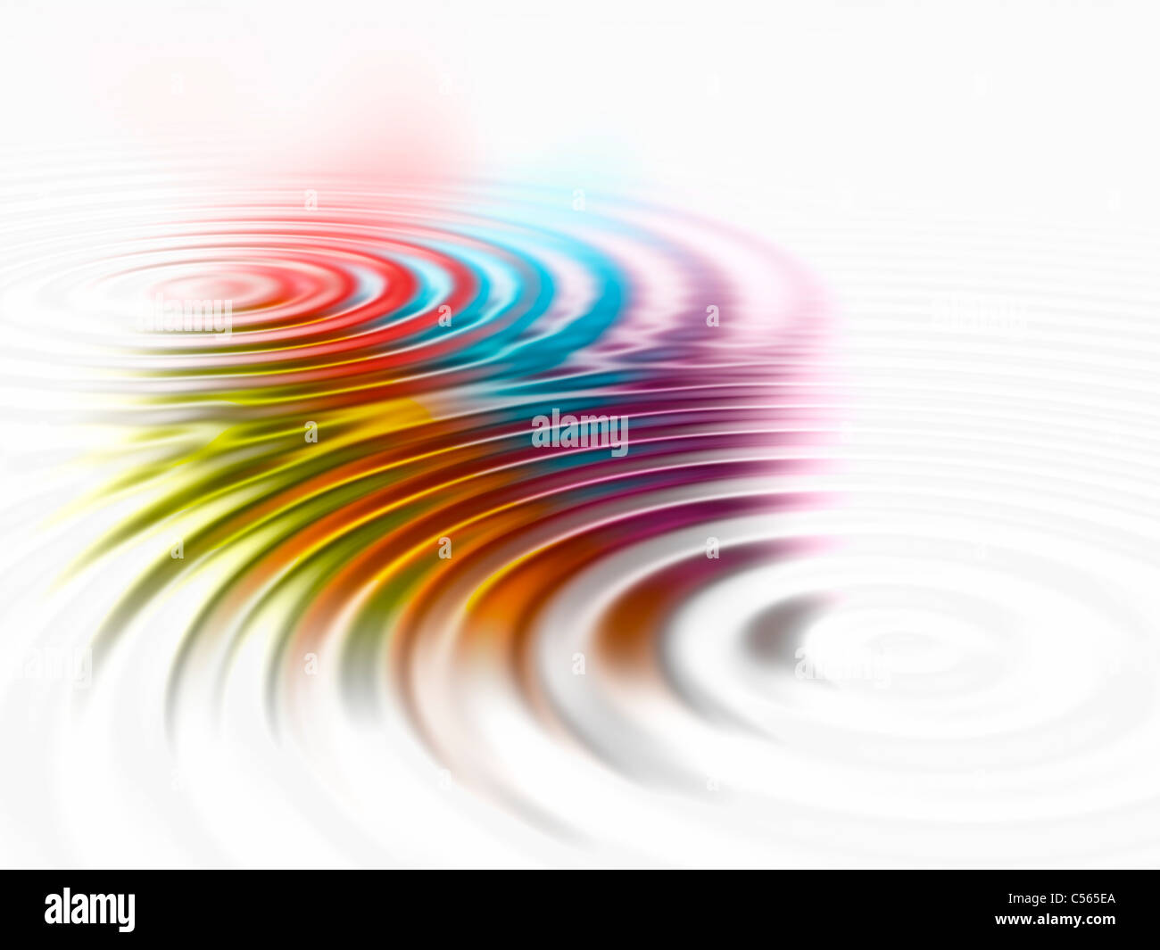 Abstract ripple background of rainbow colours Stock Photo - Alamy
