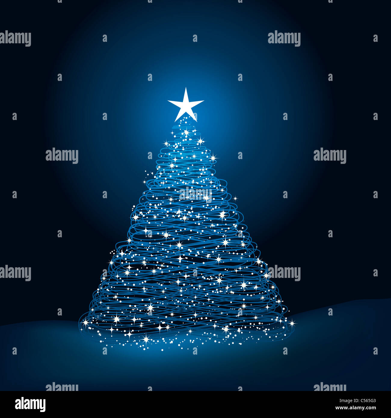 Sparkly Christmas tree background Stock Photo - Alamy