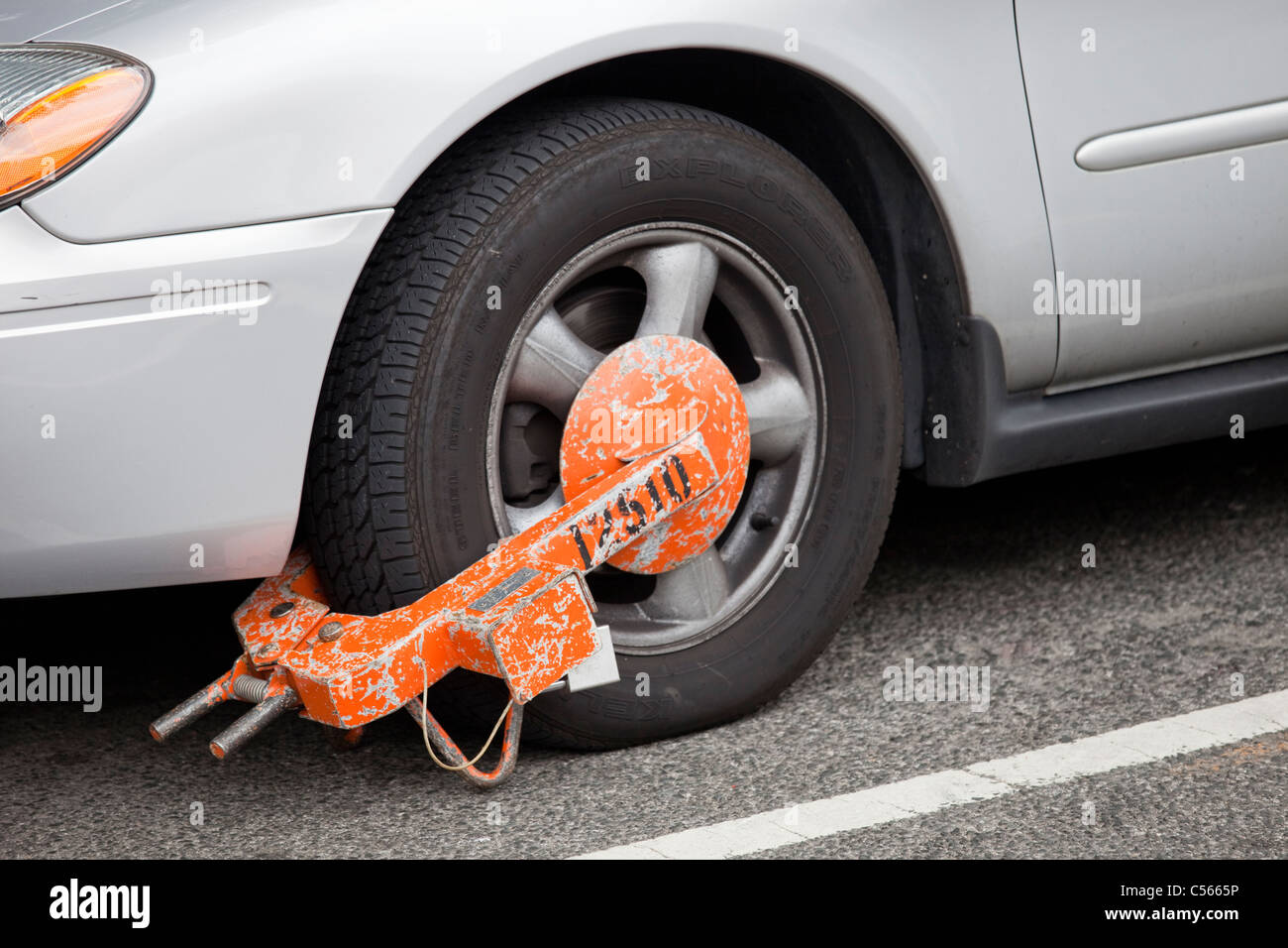 Car boot parking violation hi-res stock photography and images - Alamy