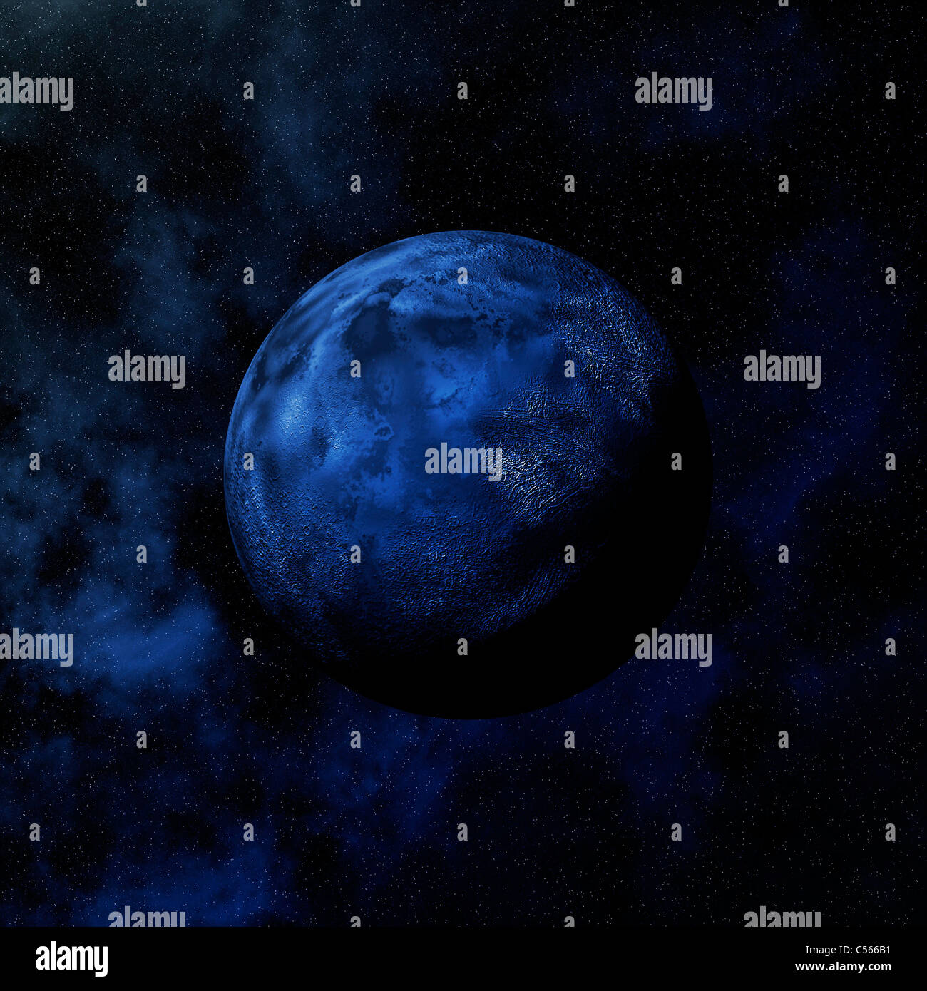 Fictional planet background Stock Photo - Alamy