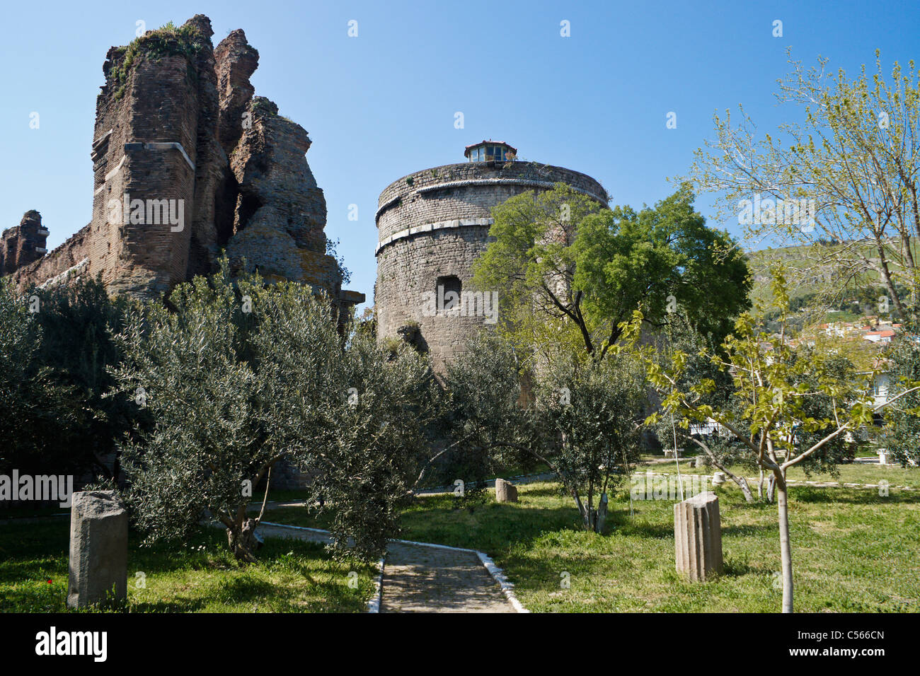 Ruins of Red Basilica (Red Mosque, Red Courtyard, Red Hall), Bergama ...