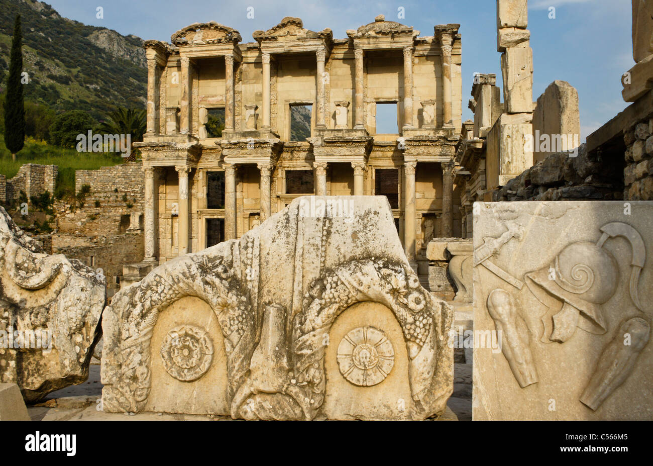 Library of Celsus, Ephesus, Turkey Stock Photo - Alamy