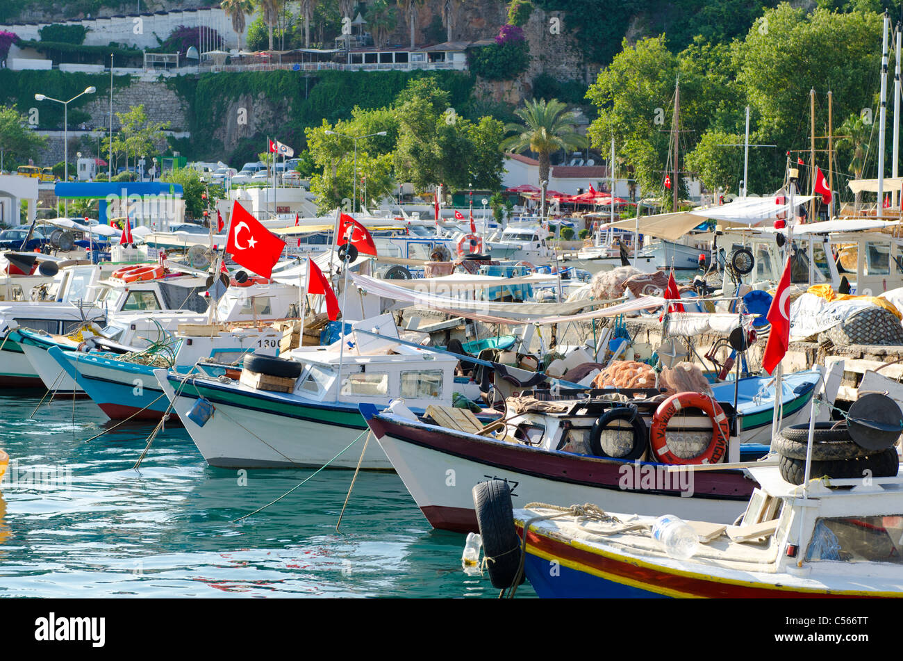 Antalya harbour Turkey Stock Photo - Alamy