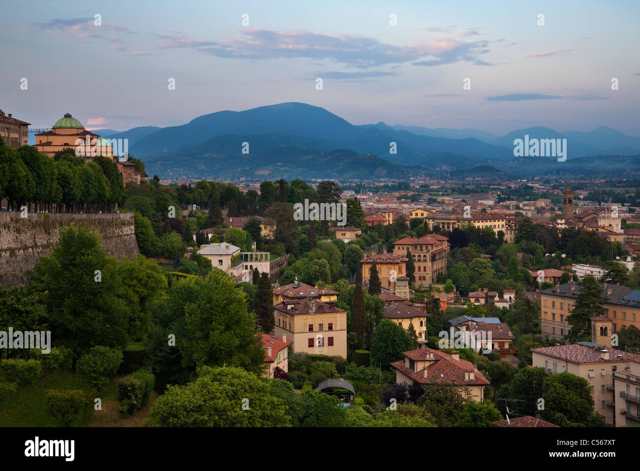Bergamo town walls hi-res stock photography and images - Alamy