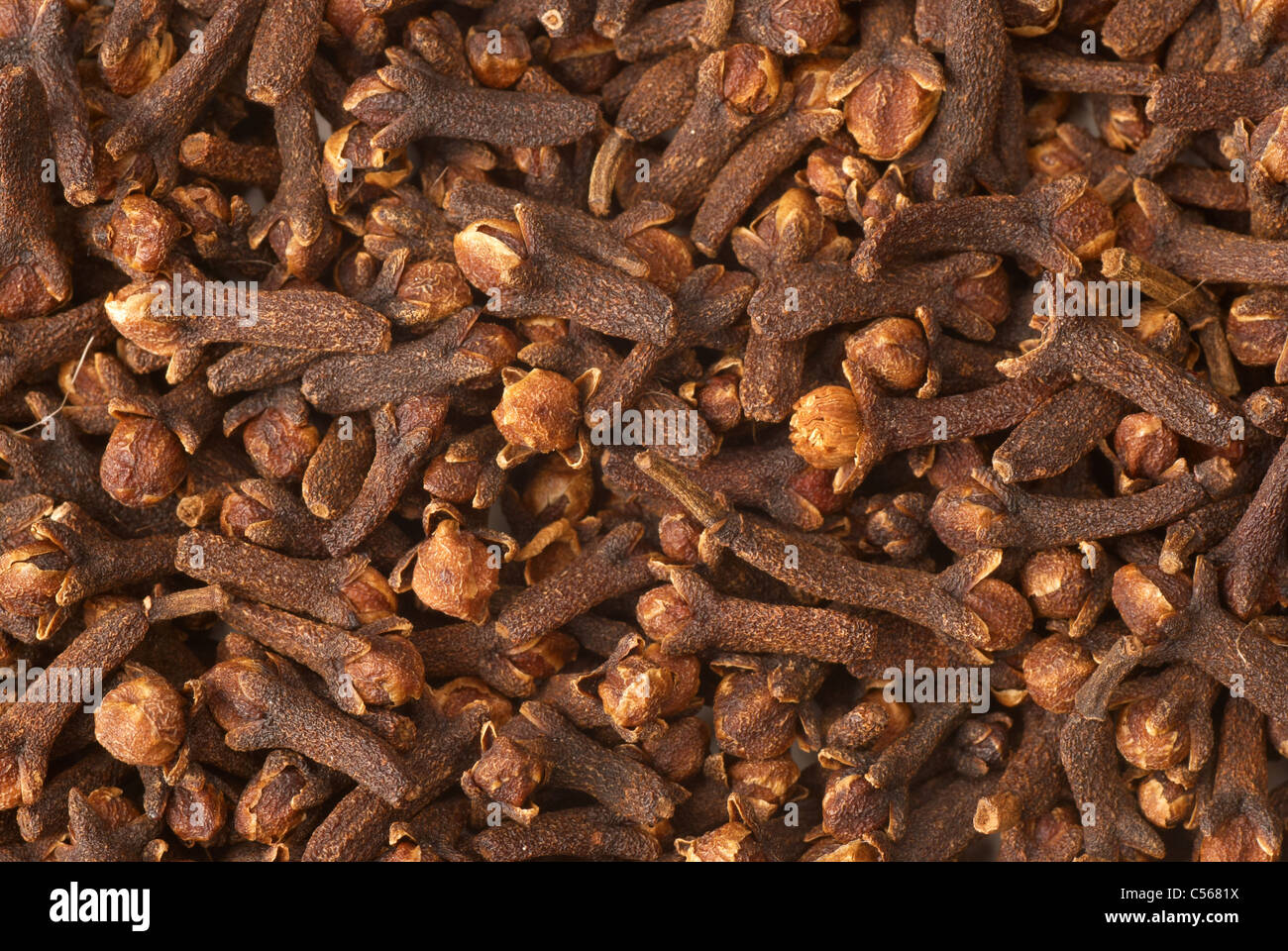 Food background, full frame take of cloves Stock Photo - Alamy
