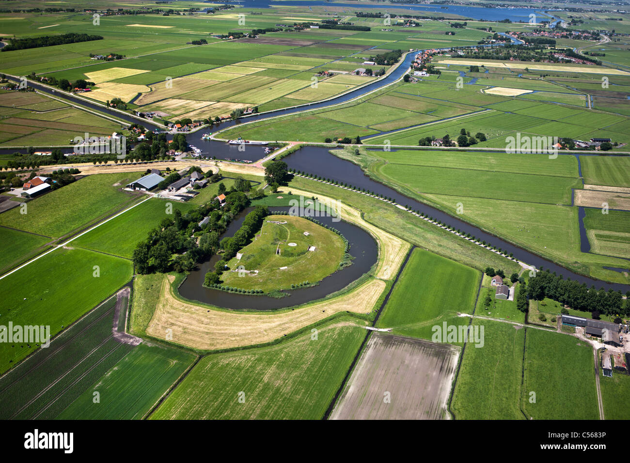 The Netherlands, Fort Spijkerboor, belonging to the Defence Line of ...