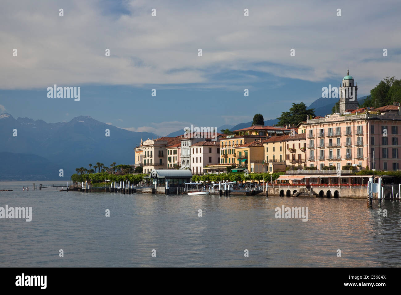 Waterfront view of historic part of Bellagio, Italy Stock Photo - Alamy