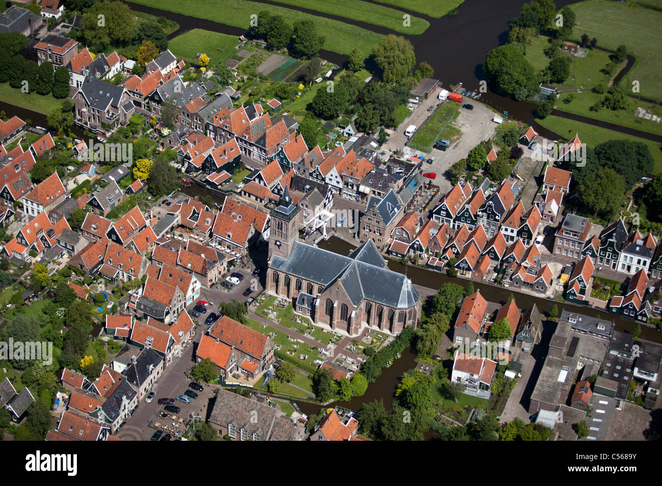 Netherlands de rijp aerial village hi-res stock photography and images ...