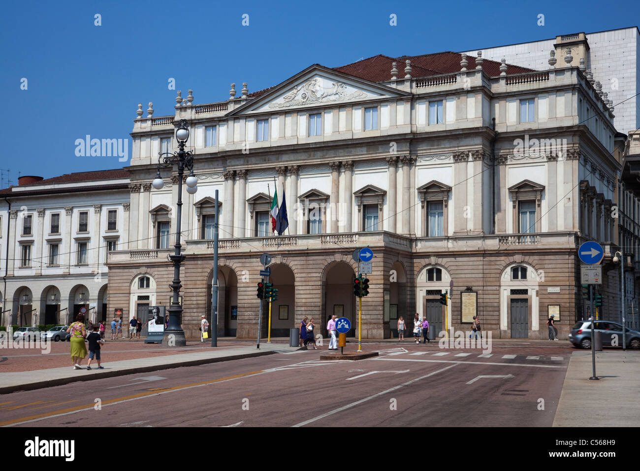 La Scala opera house in Milan, Italy Stock Photo - Alamy