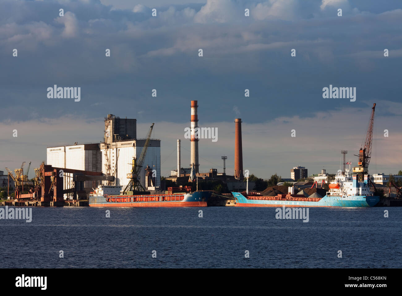 Riga harbour hi-res stock photography and images - Alamy