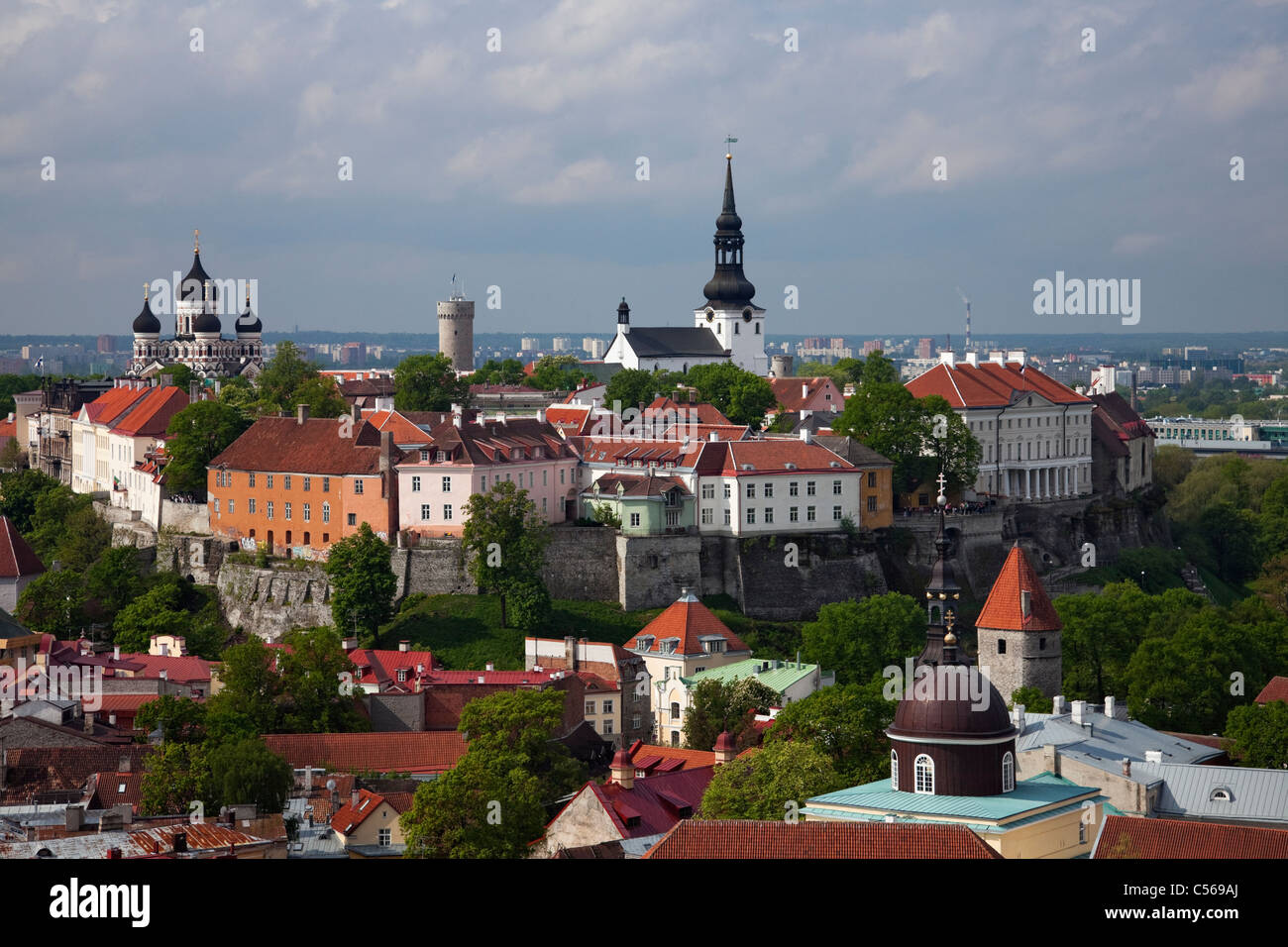 Tallinn Upper town Stock Photo - Alamy