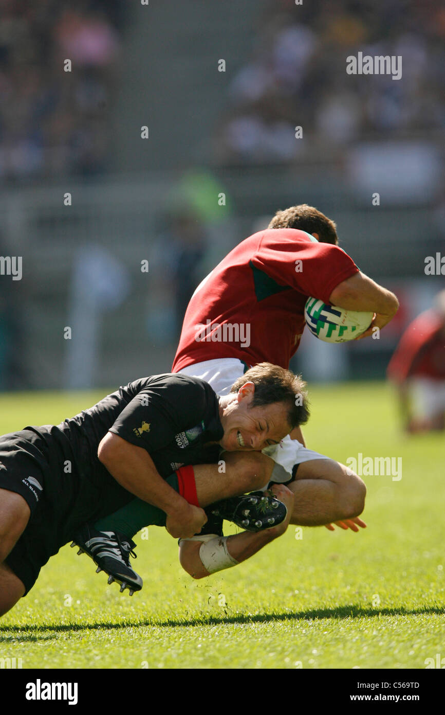 Leon MacDONALD Rugby World Cup 2007 New Zealand v Portugal Stade de ...