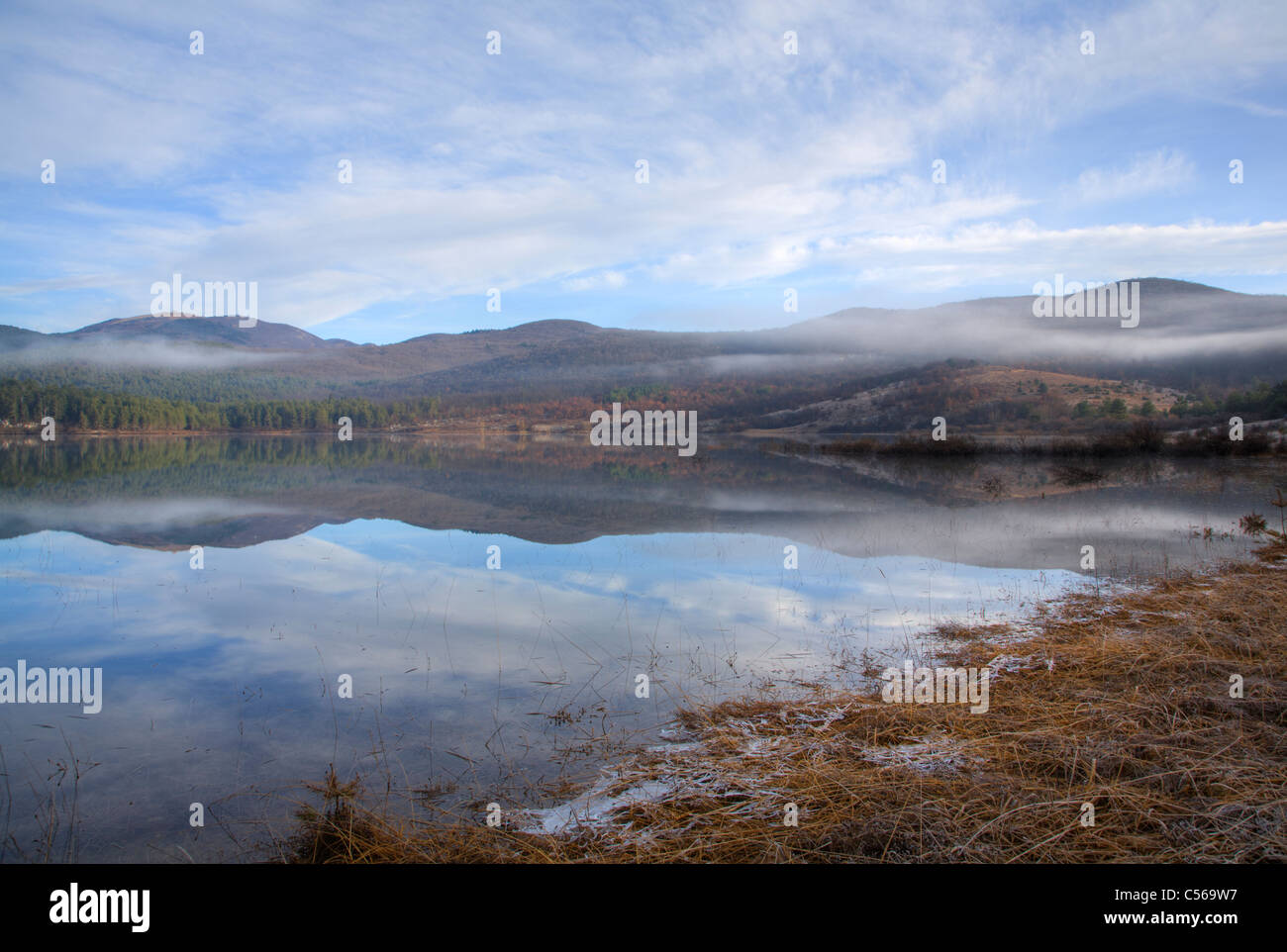 Palsko Lake, Pivka lakes, Slovenia Stock Photo - Alamy