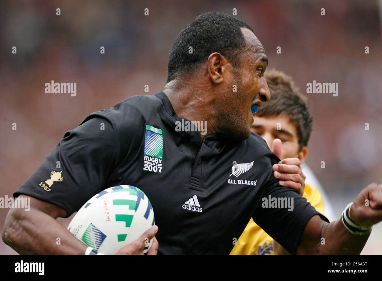 Joe ROKOCOKO Rugby World Cup 2007 NEW ZEALAND v ROMANIA Stadium ...