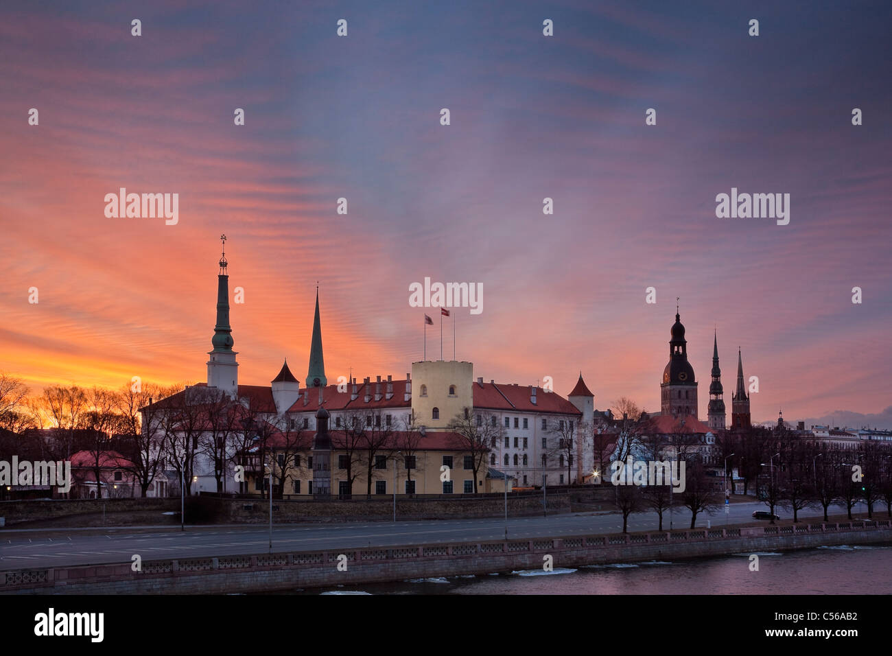 Riga sunrise hi-res stock photography and images - Alamy
