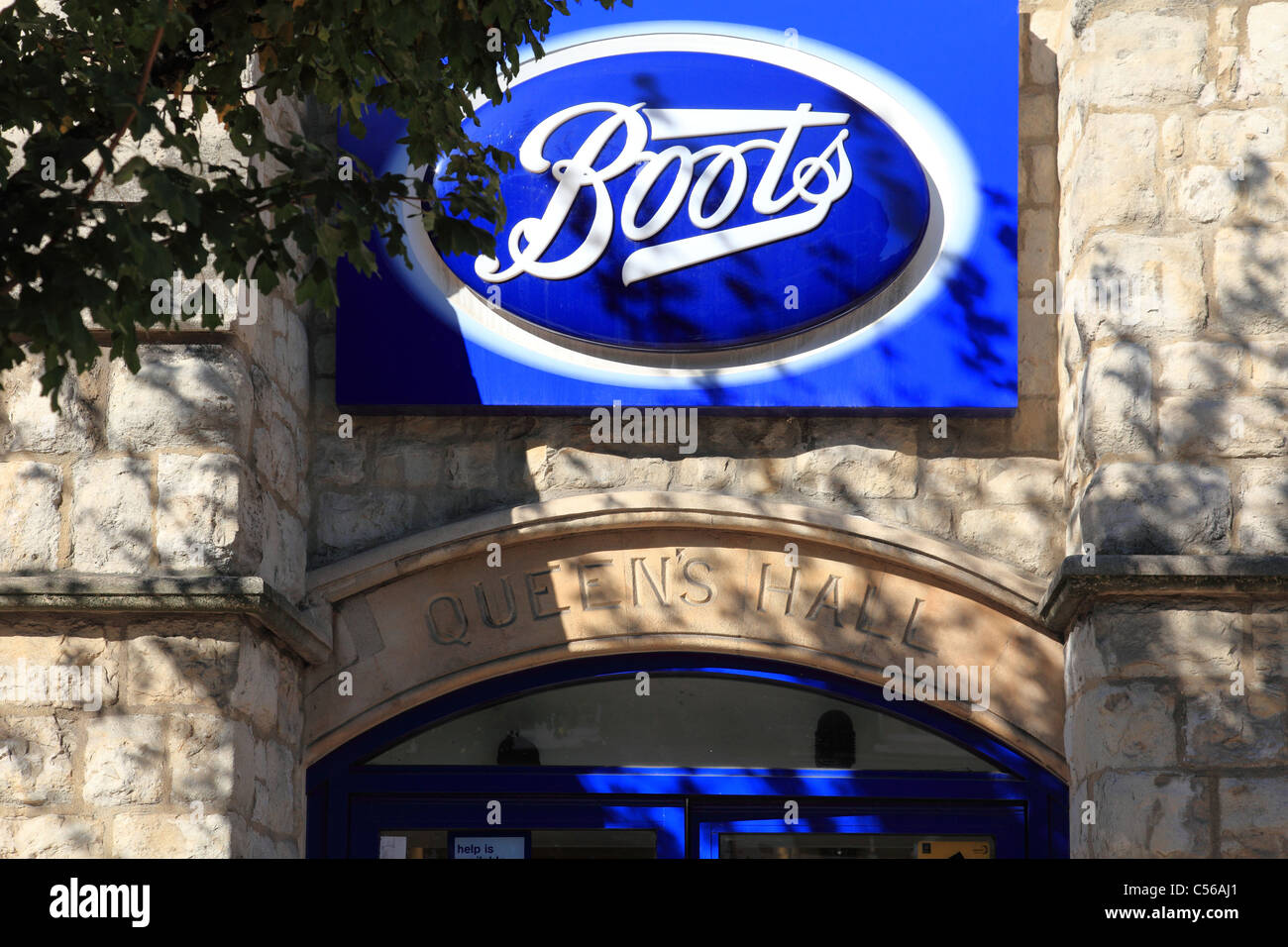Boots shop sign in Wimbledon Stock Photo - Alamy