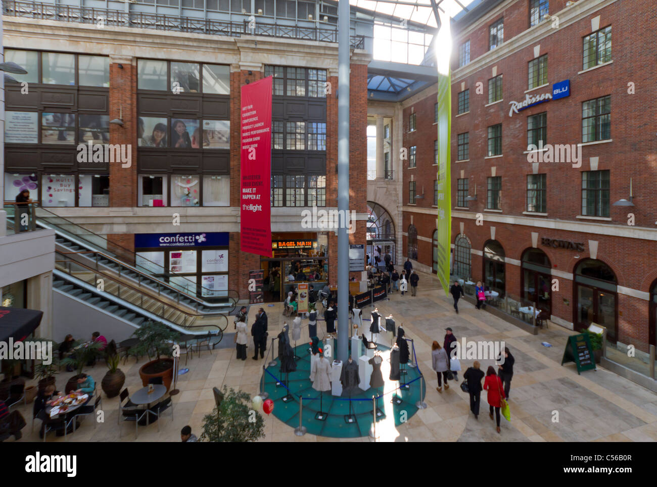 The Light, a large city centre leisure and retail complex, Leeds Stock ...