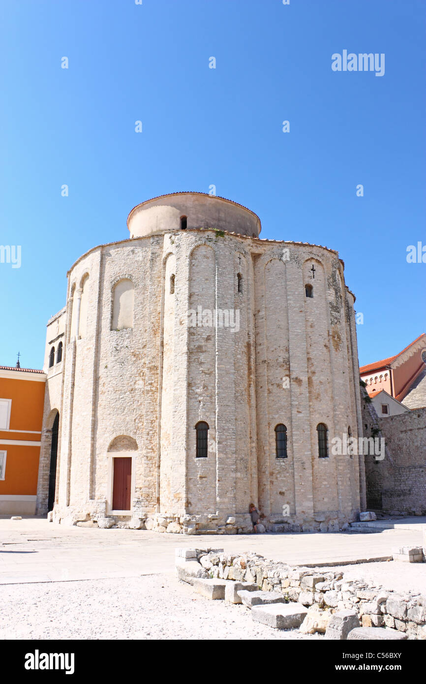 Church of saint Donat in Zadar, Croatia from 9th century Stock Photo ...