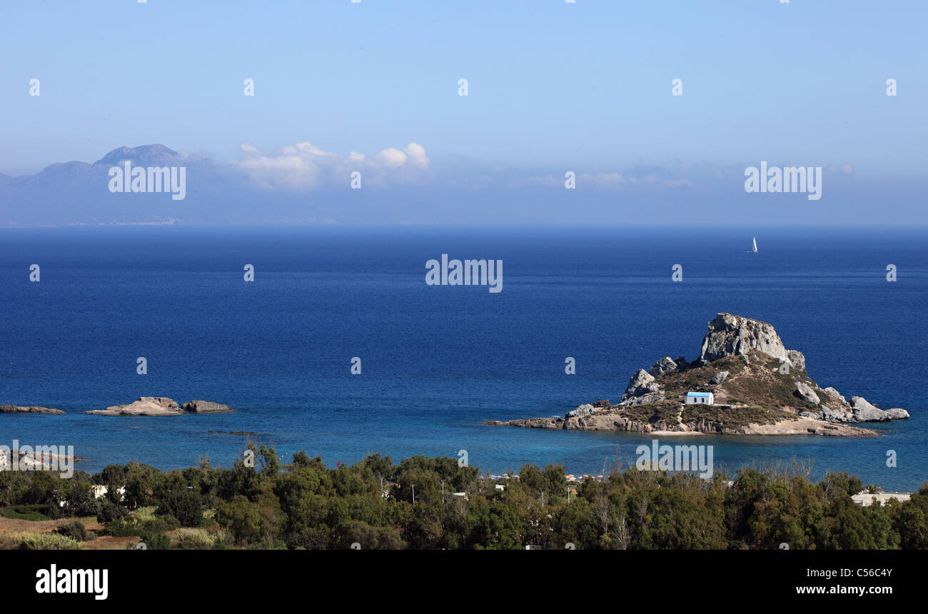 Kefalos village and beach on Kos island Greece Stock Photo - Alamy