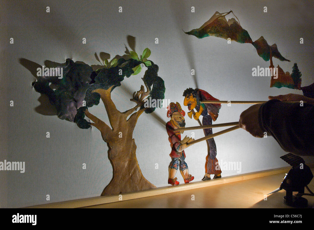 Karagoz and Hacivat characters of Turkish traditional shadow theater ...