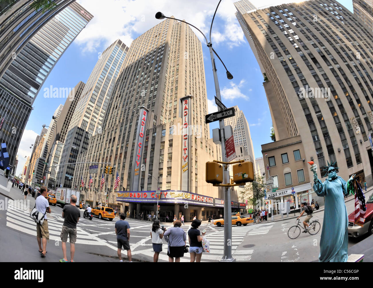 Fisheye Pictures Of City