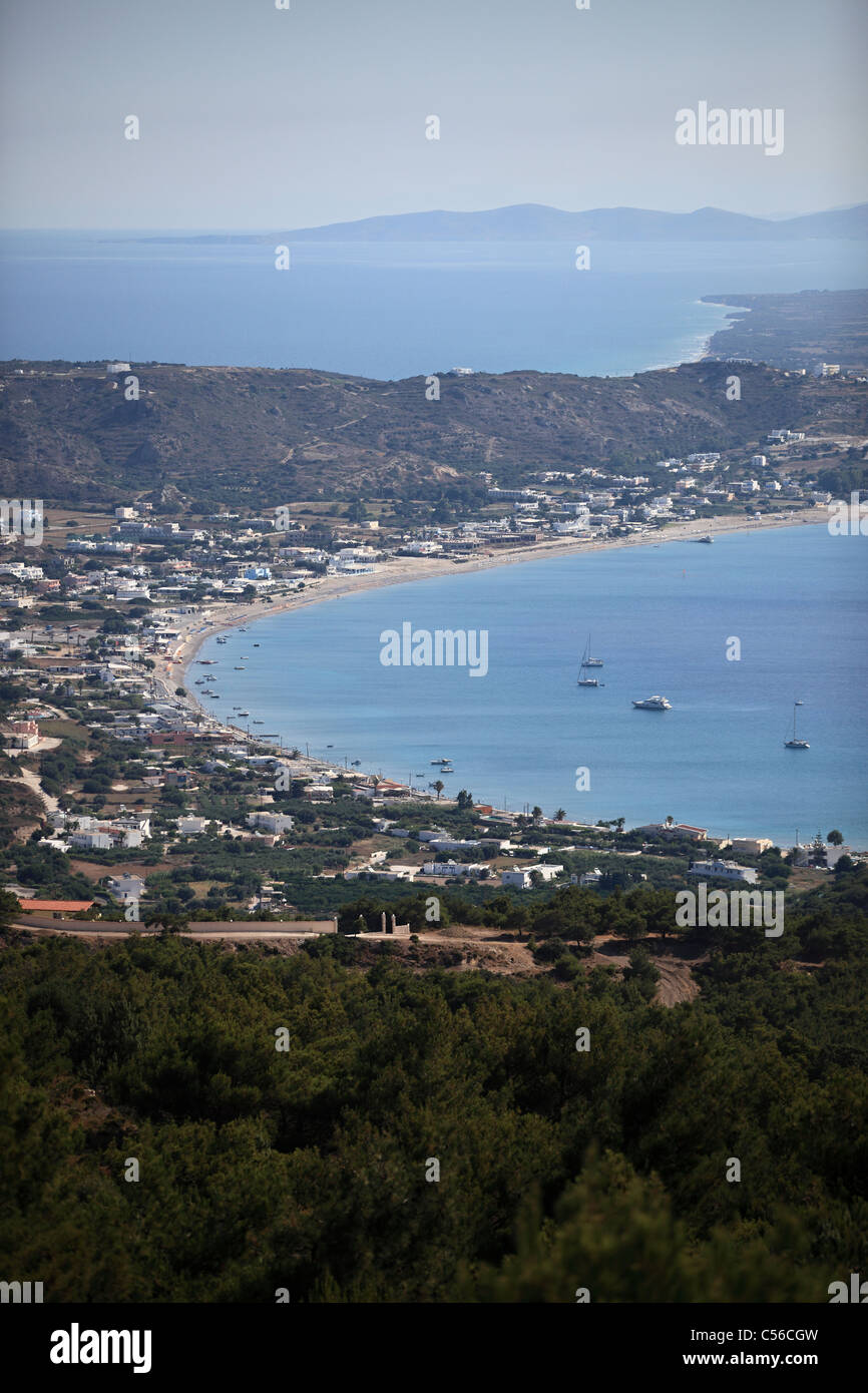 Kefalos village and beach on Kos island Greece Stock Photo - Alamy