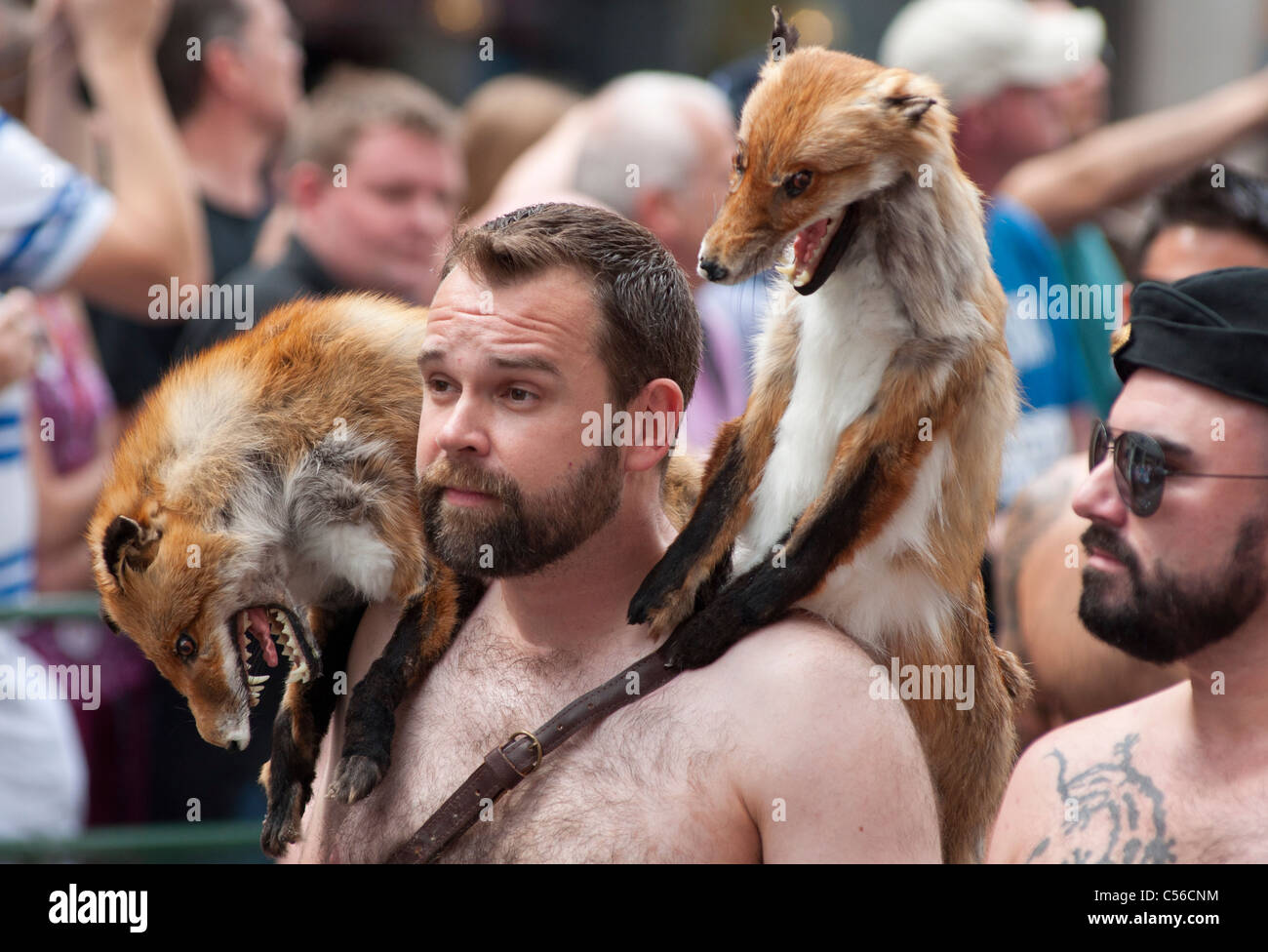 Colourful characters at the London Gay Pride Parade 2011. UK Stock ...