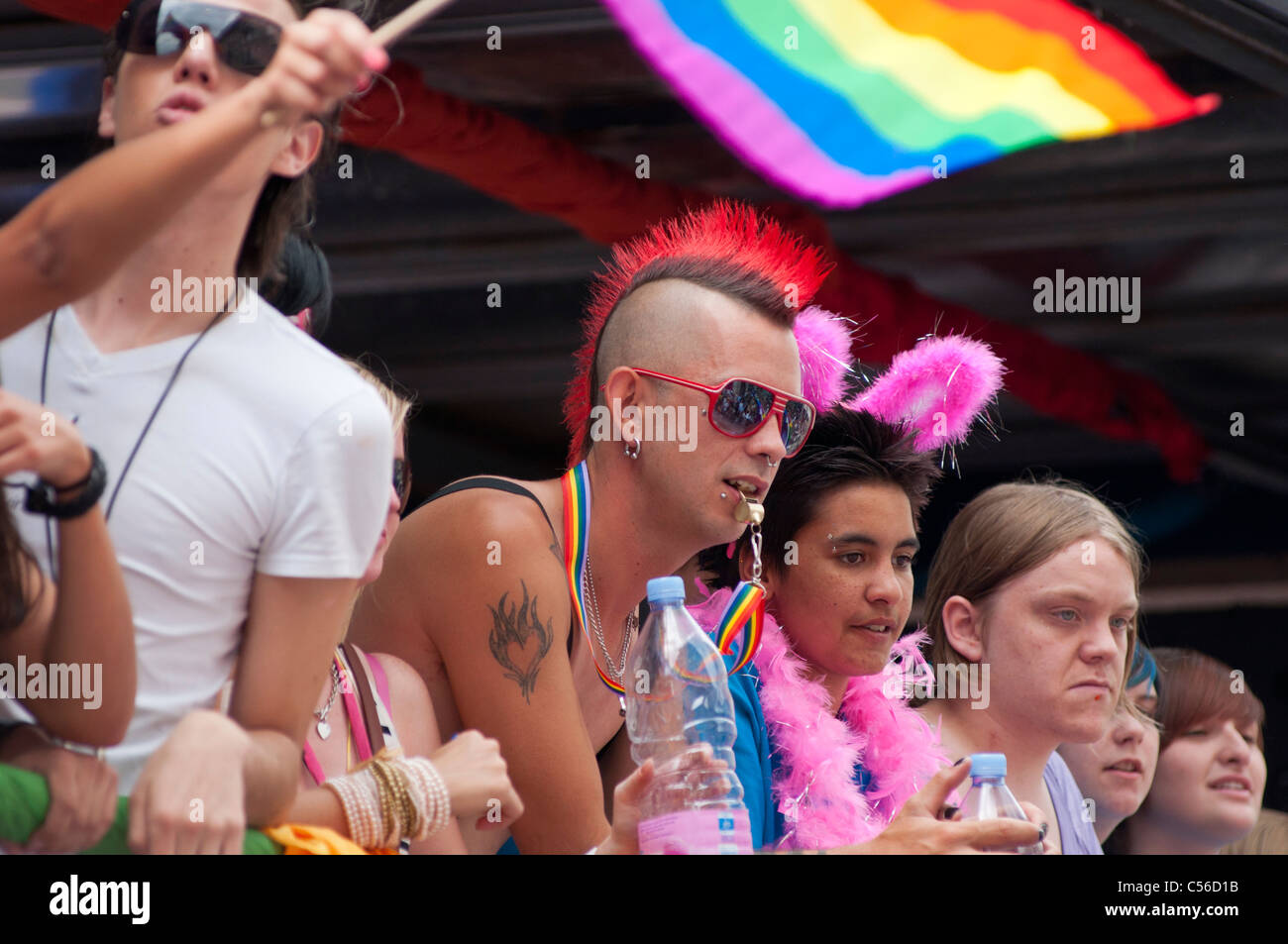 People on pride float hi-res stock photography and images - Alamy