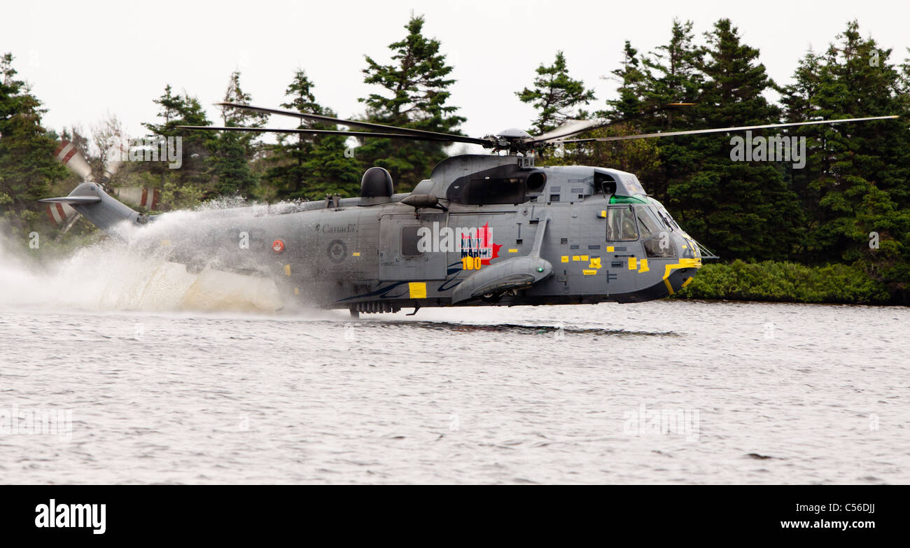 Prince William, Duke of Cambridge pilots a Sikorsky CH-124 Sea King ...