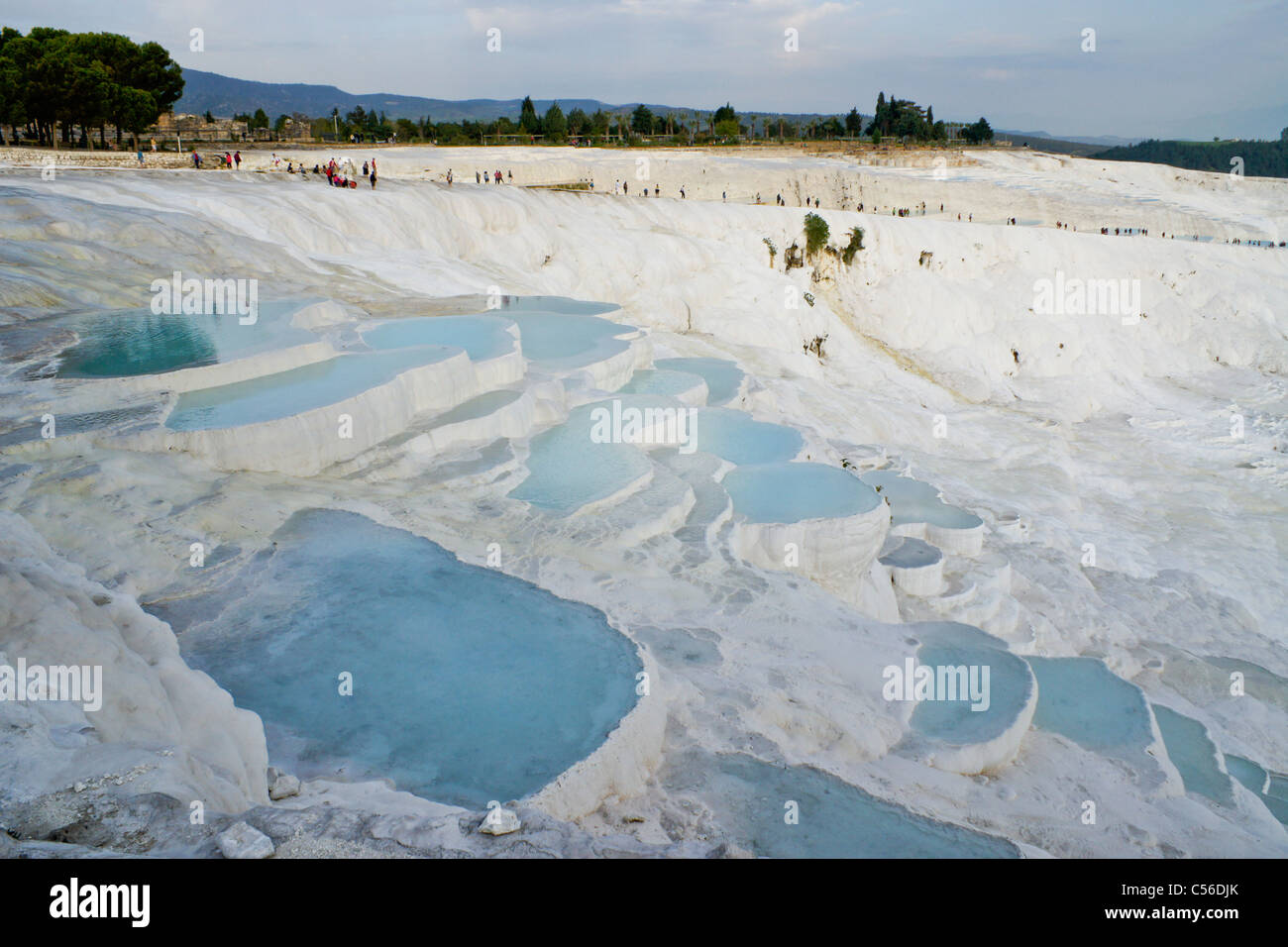 Travertine terraces pamukkale turkey hi-res stock photography and ...