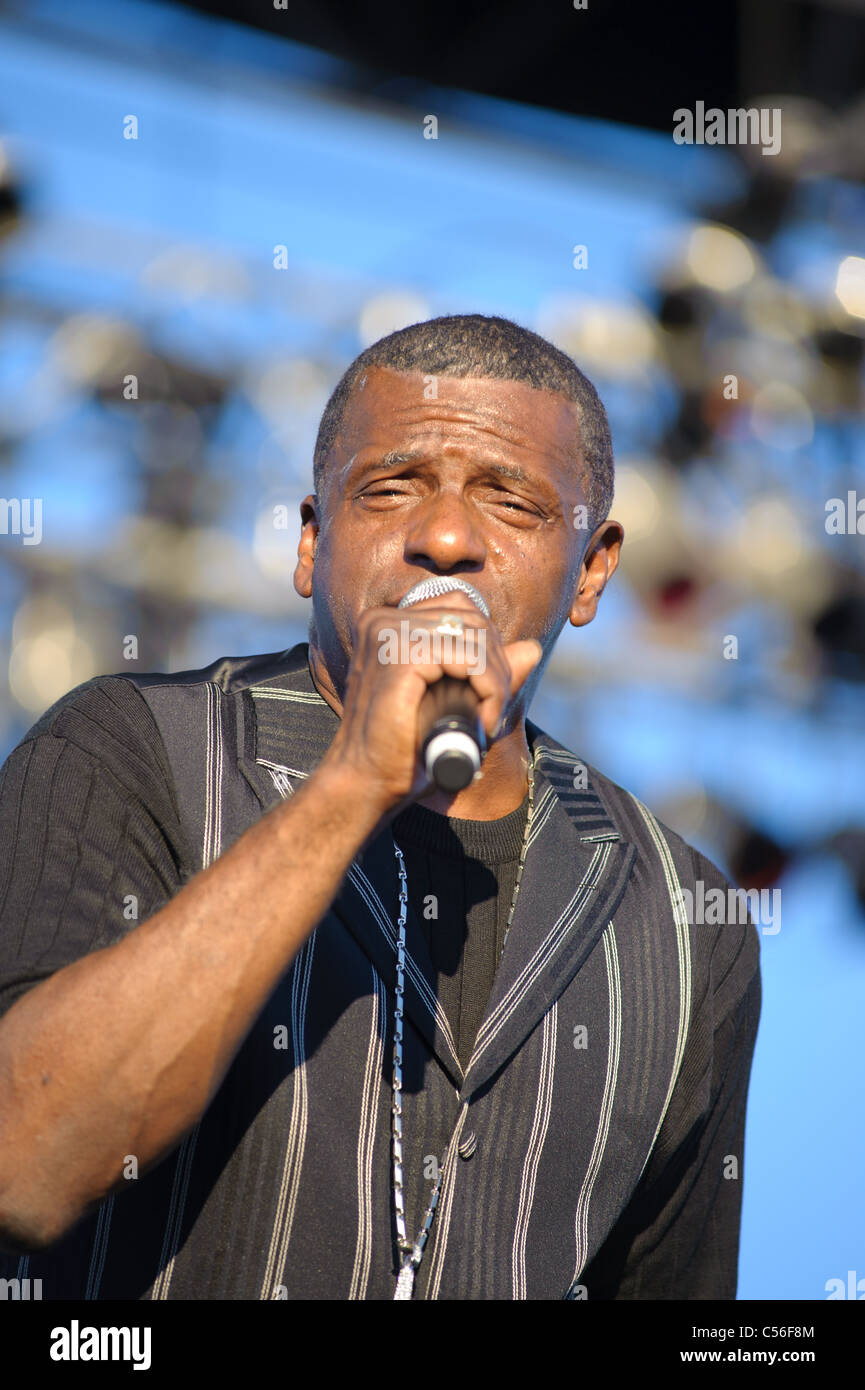 Sacramento, CA - July 7: 70's bands perform onstage in Super 70's Soul ...