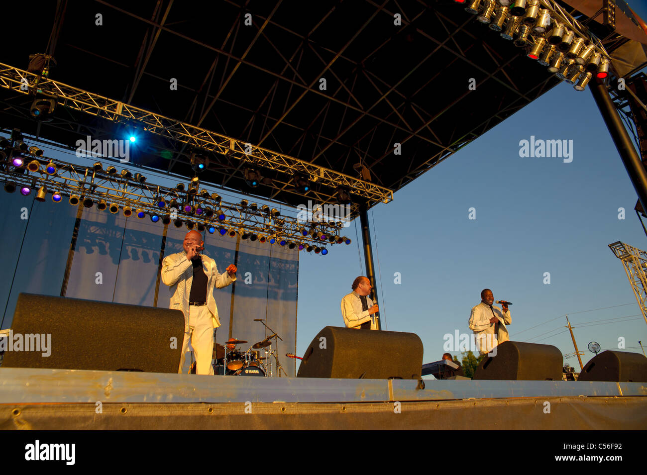 Sacramento, CA - July 7: 70's bands perform onstage in Super 70's Soul ...