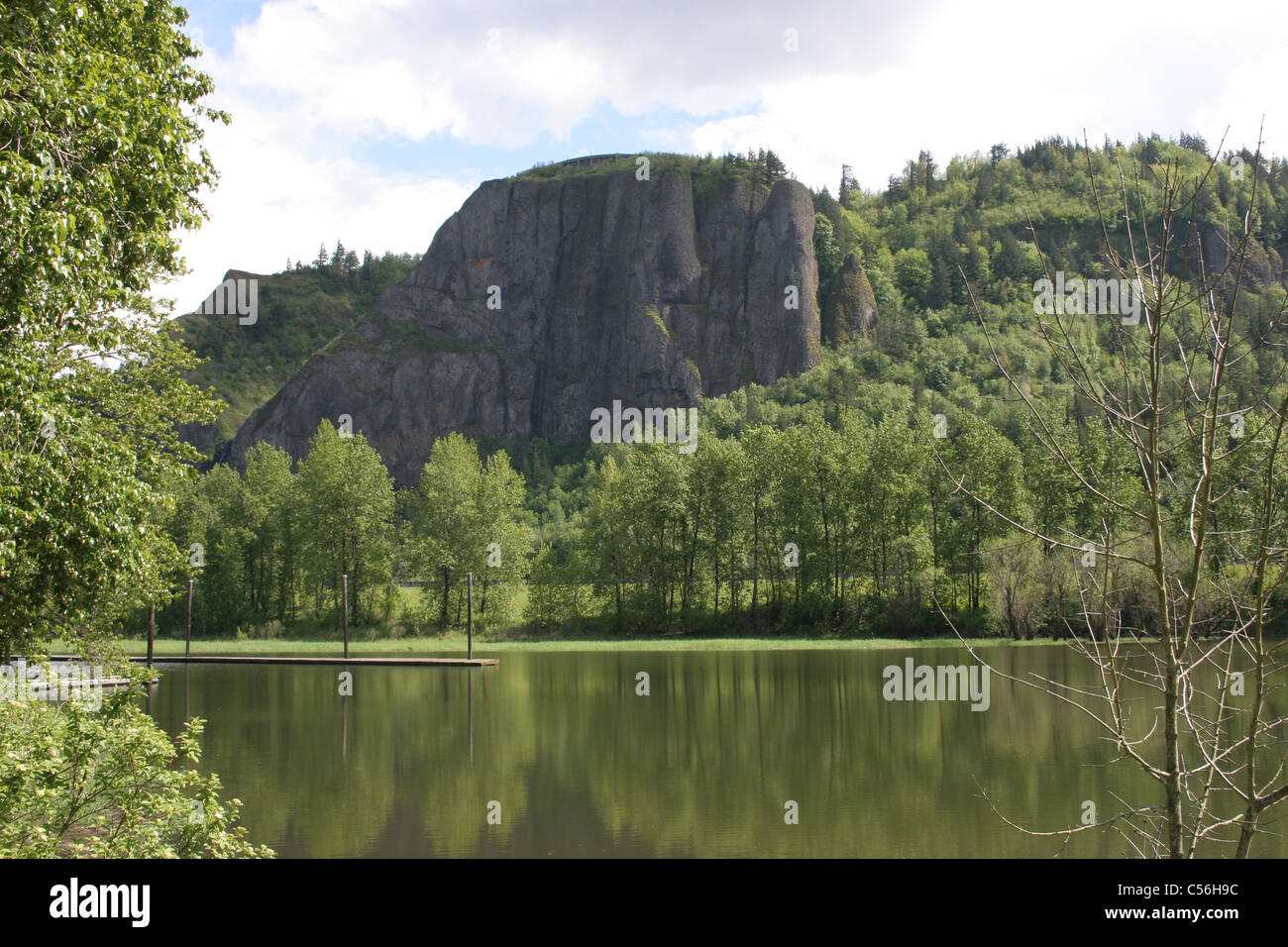 Rooster rock pacific northwest hi-res stock photography and images - Alamy