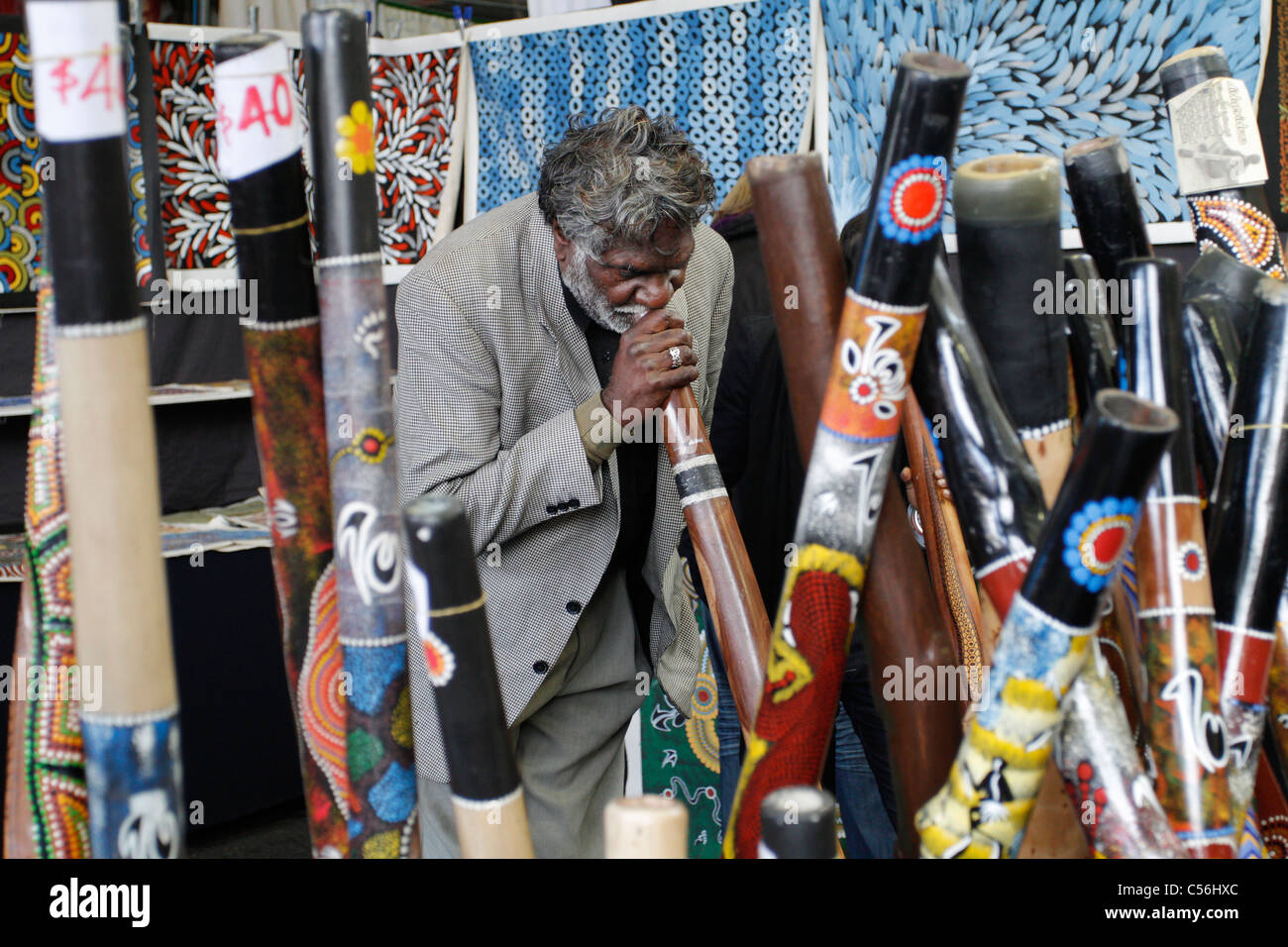 Aboriginal musical instrument hi-res stock photography and images - Alamy