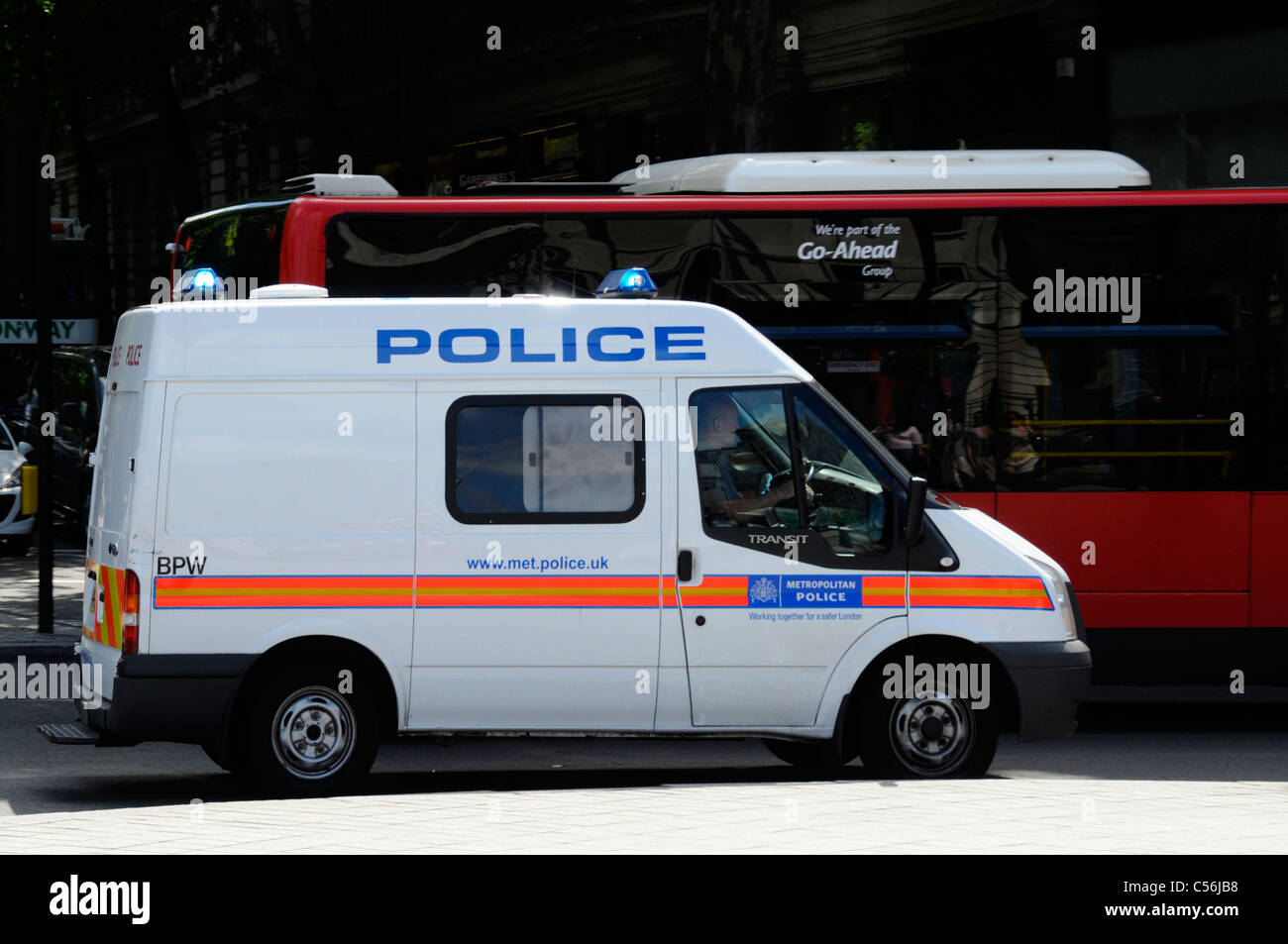 London England Uk Police Van Stock Photos & London England Uk Police ...