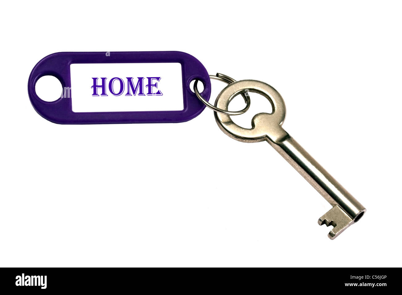 Home sign on metal Cut Out Stock Images & Pictures - Alamy