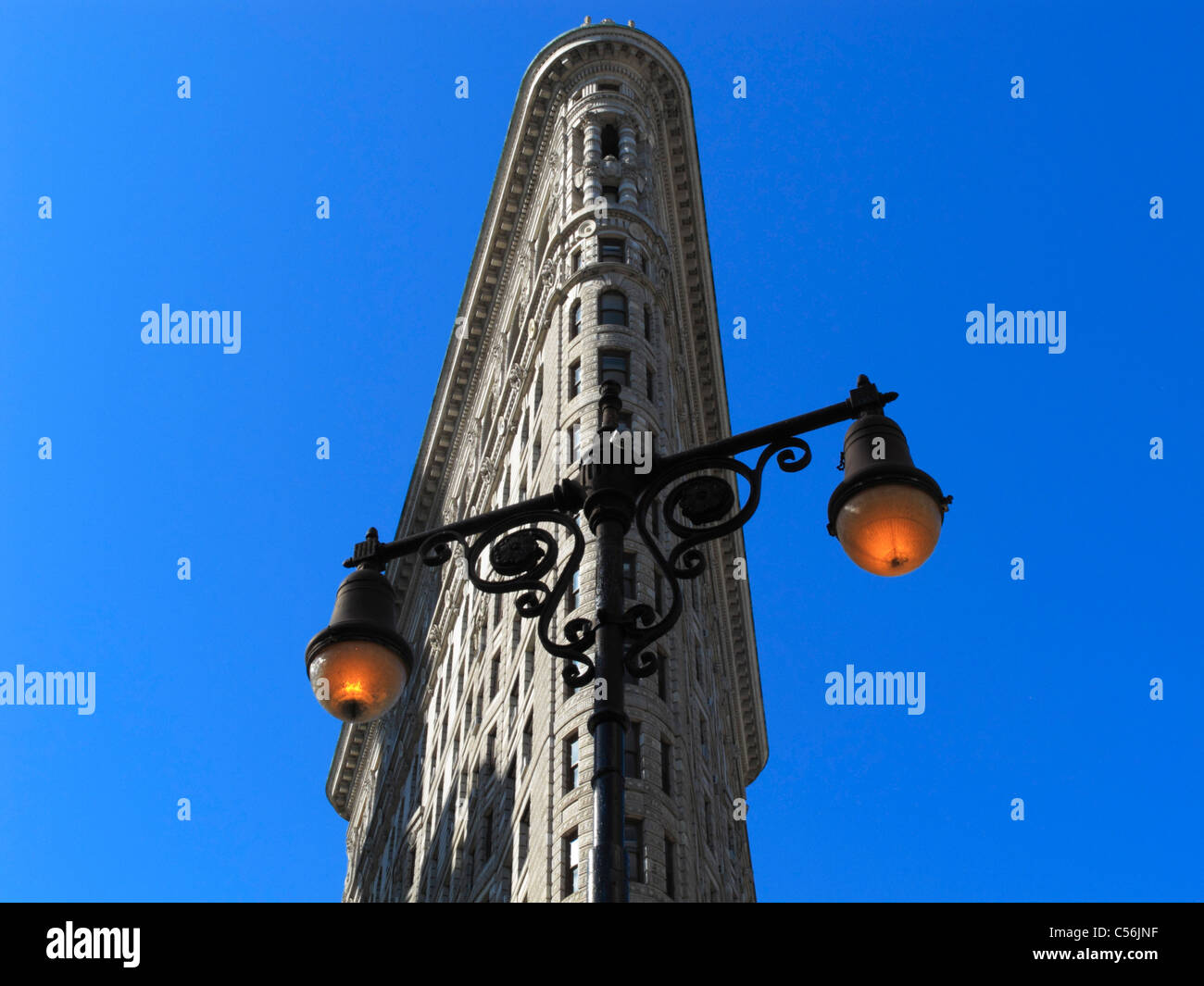 The famous Flatiron building in Manhattan, New York City NY, USA Stock ...