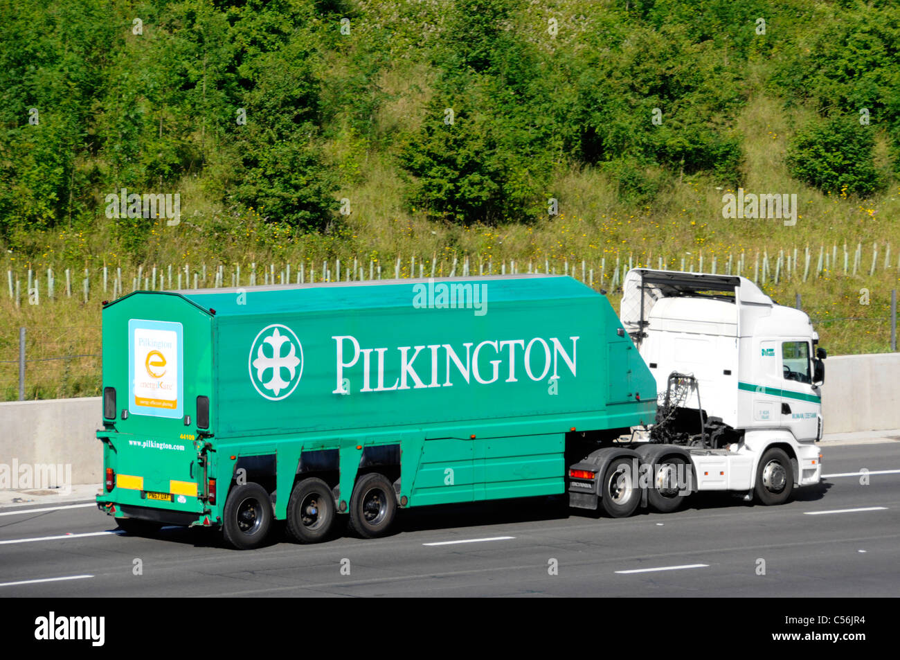 Back view hgv truck hi-res stock photography and images - Alamy