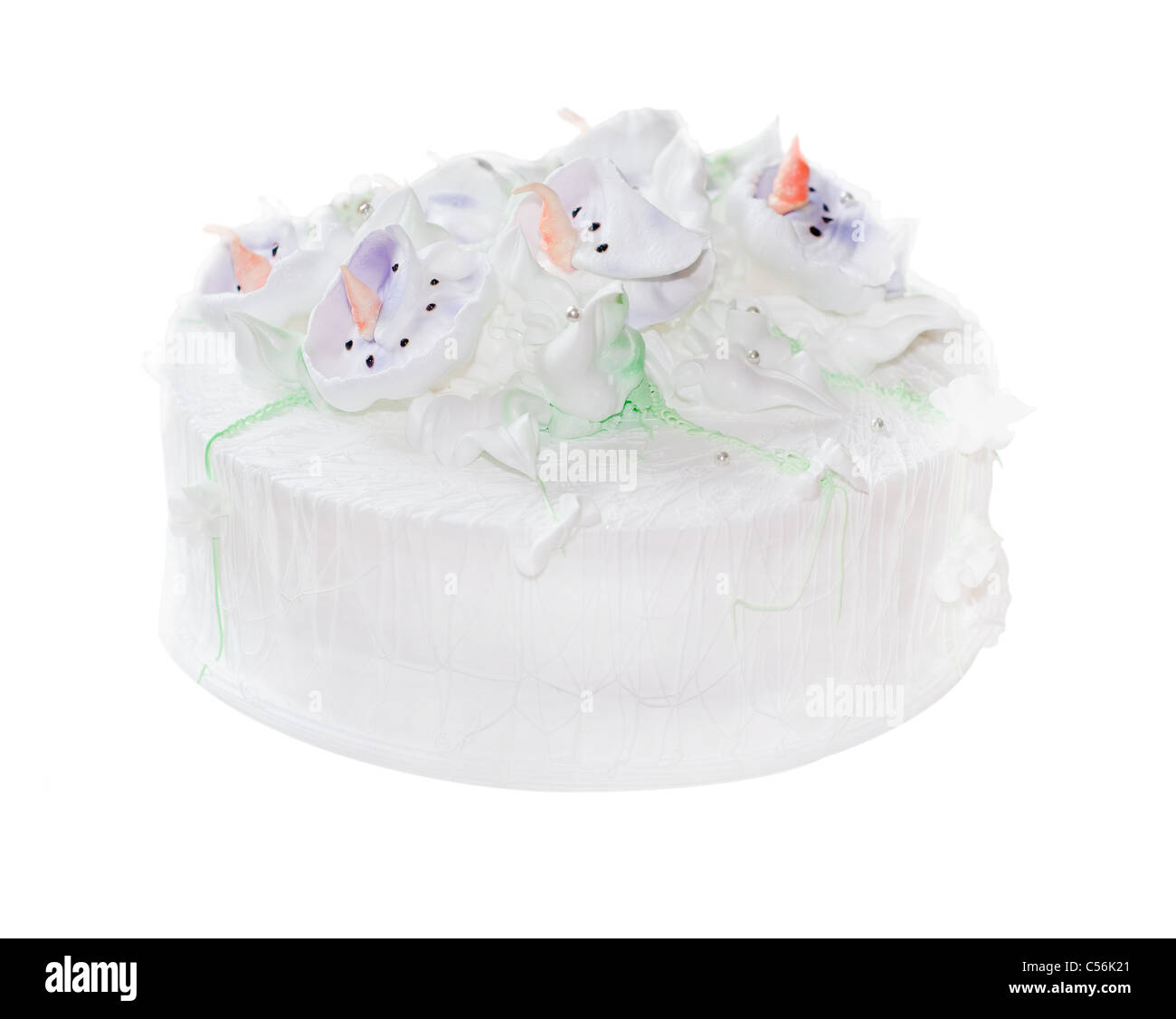Whipped cream cake Cut Out Stock Images & Pictures - Alamy
