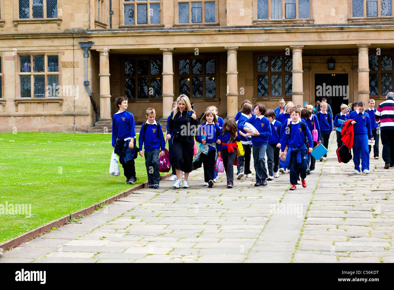 School children on a day out Stock Photo - Alamy