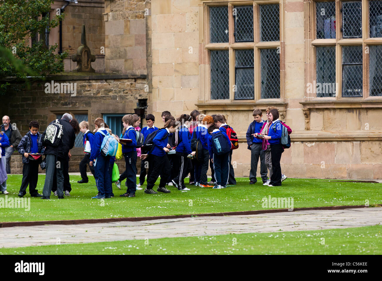 School children on a day out Stock Photo - Alamy