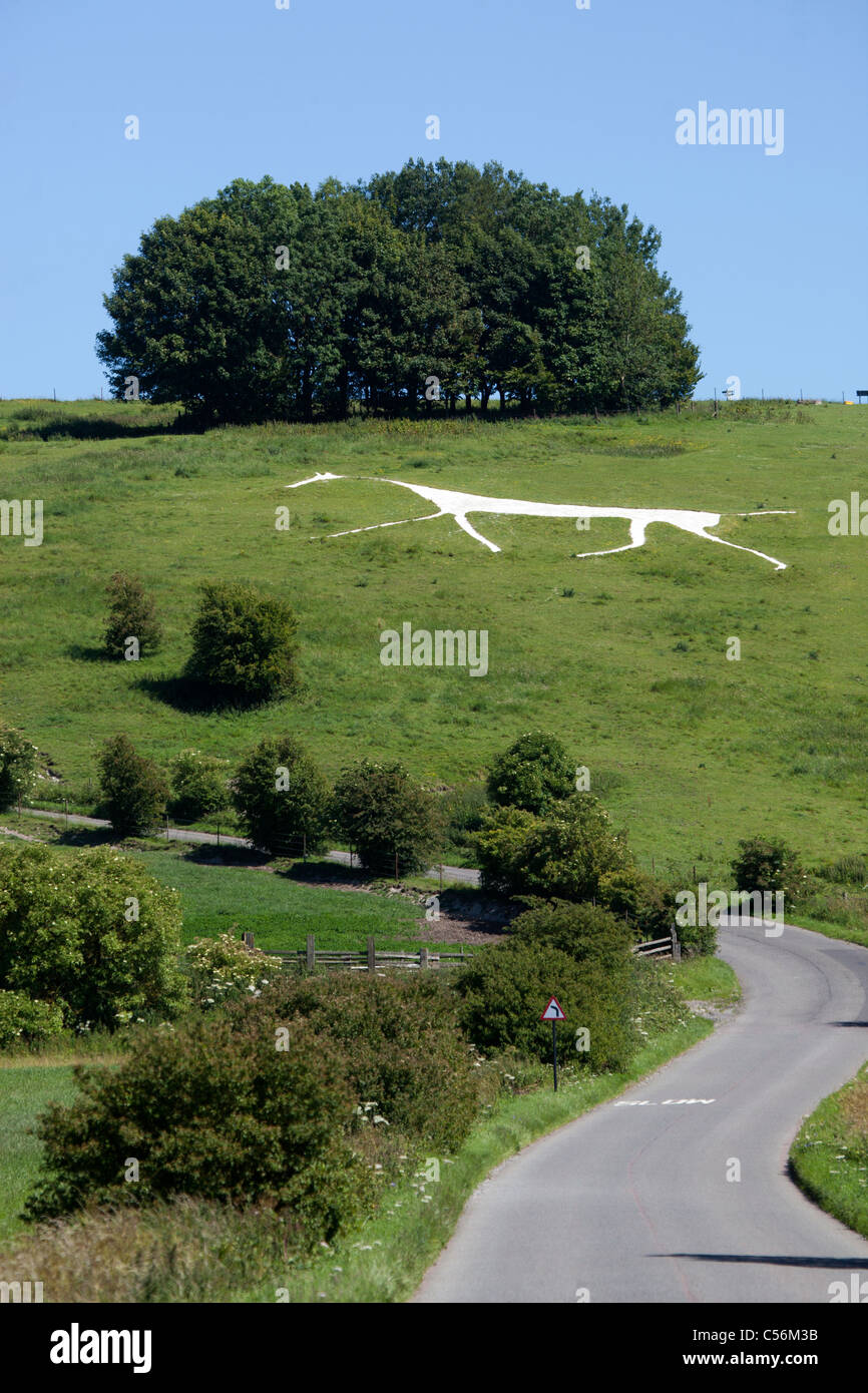 Hackpen White Horse Hackpen Hill Wiltshire England UK Stock Photo - Alamy