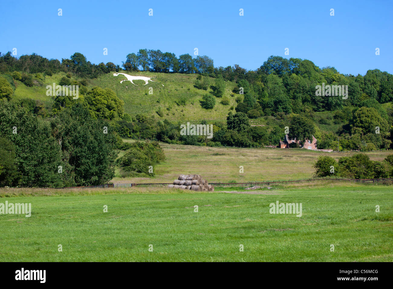 Broad Town White Horse Wiltshire England UK Stock Photo - Alamy
