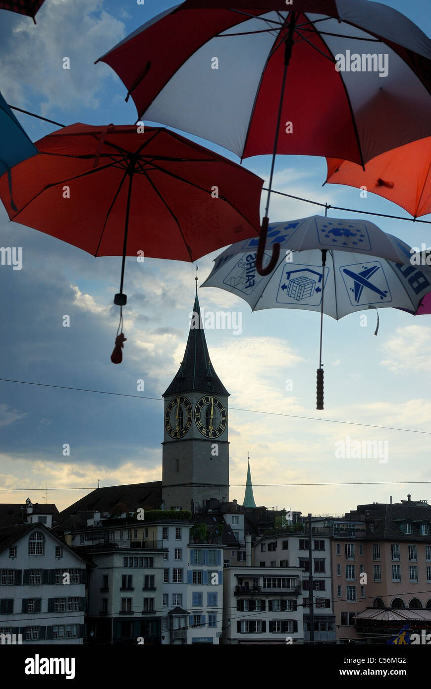 Umbrella tower hi-res stock photography and images - Alamy