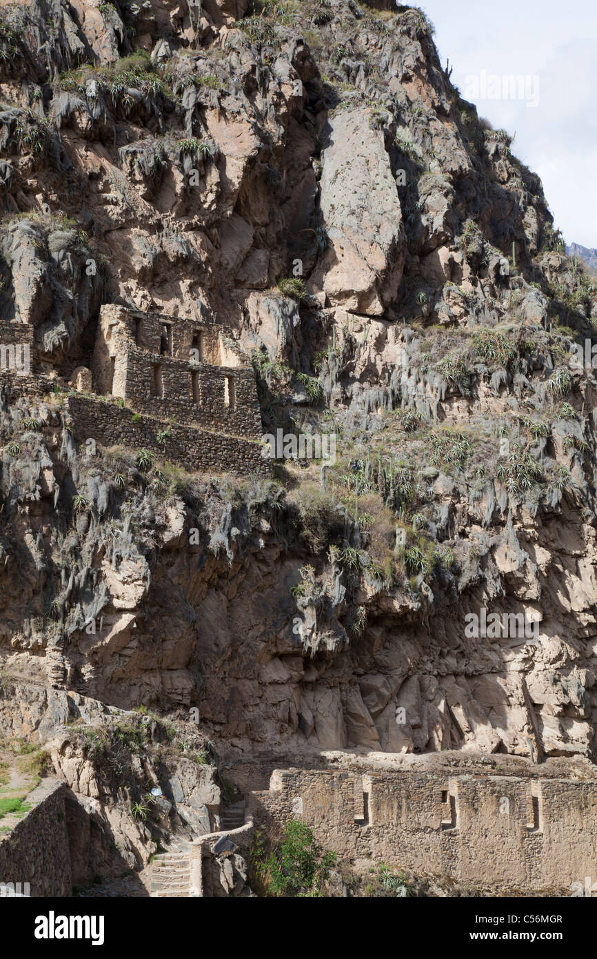 The historic Incan ruins at Ollantaytambo, Peru Stock Photo - Alamy
