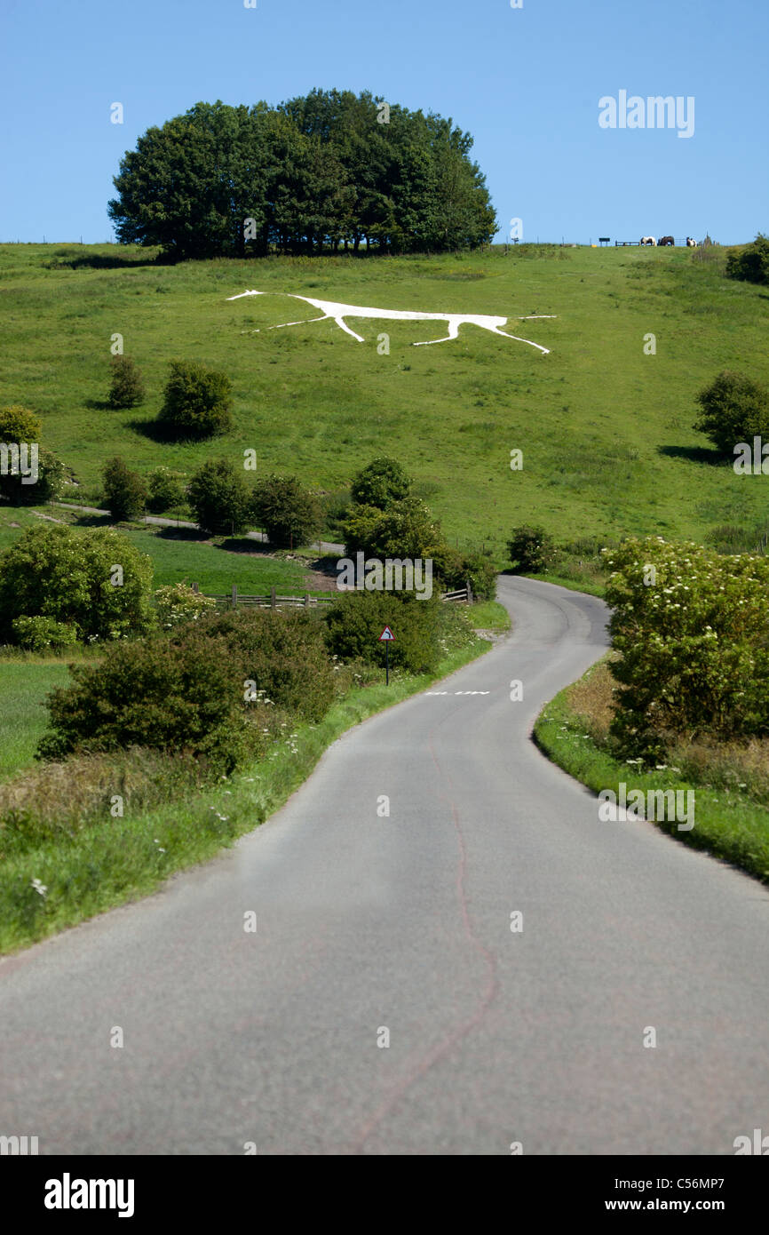 Hackpen White Horse Hackpen Hill Wiltshire England UK Stock Photo - Alamy