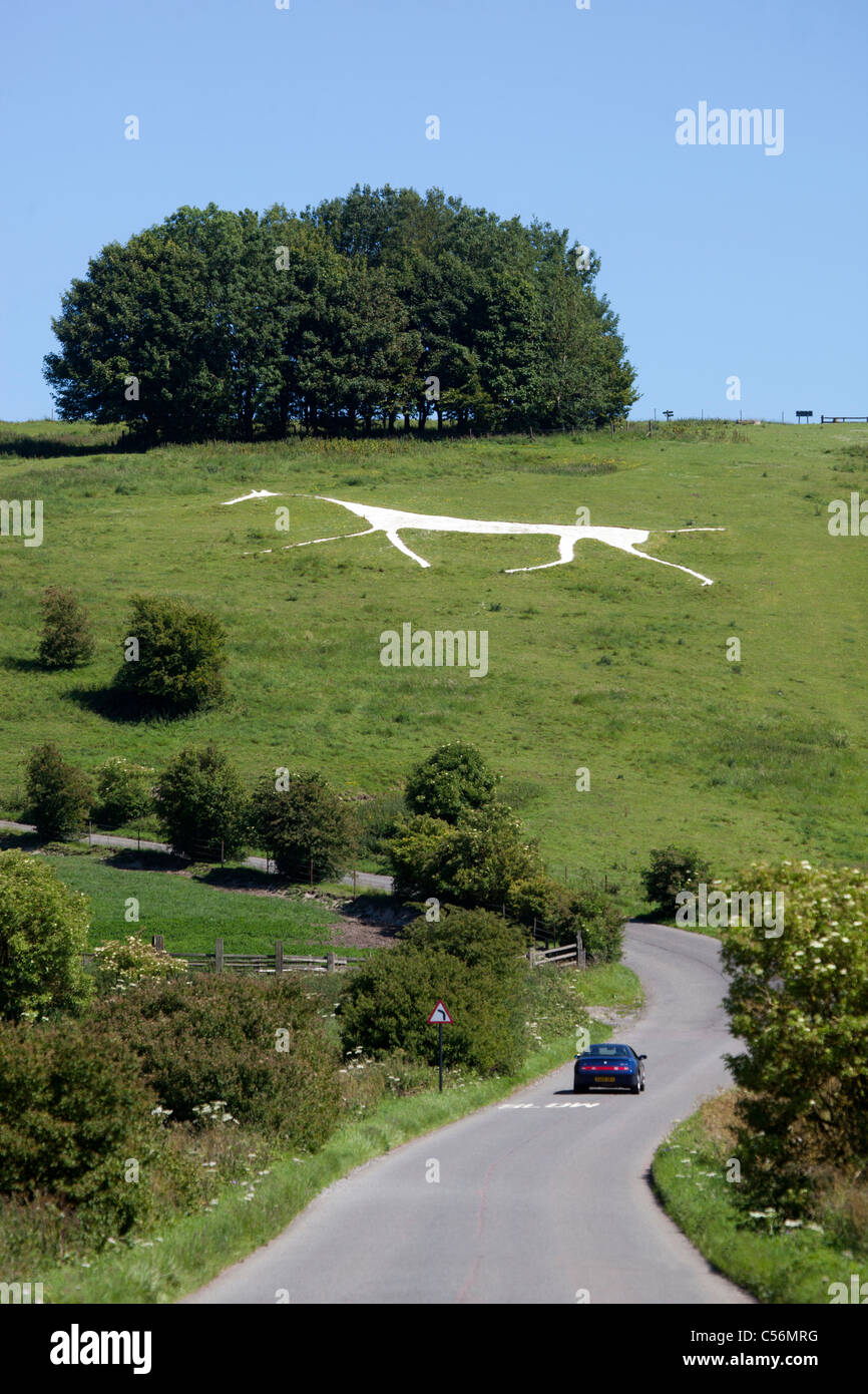 Hackpen White Horse Hackpen Hill Wiltshire England UK Stock Photo - Alamy